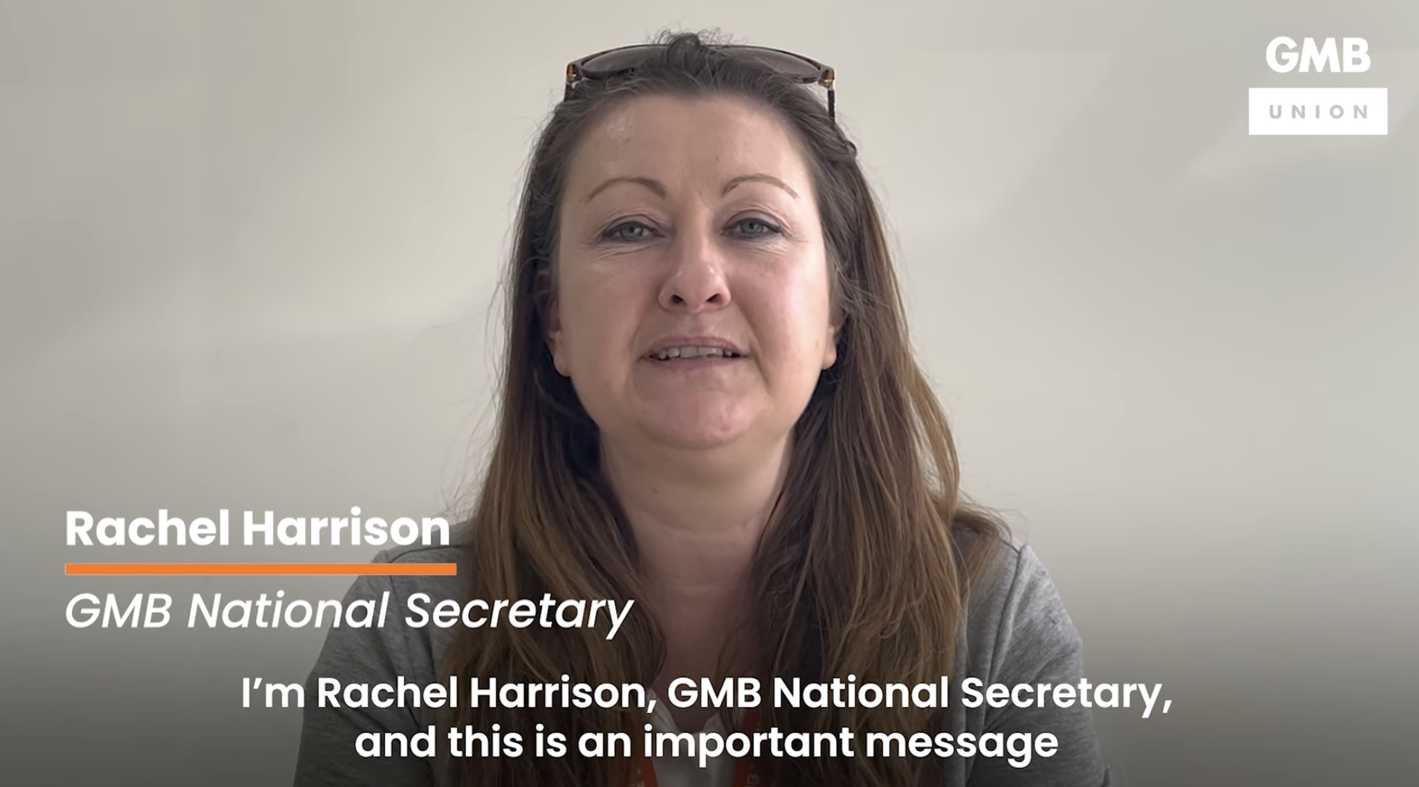 A message from Rachel Harrison, GMB National Secretary - GMB EMAS