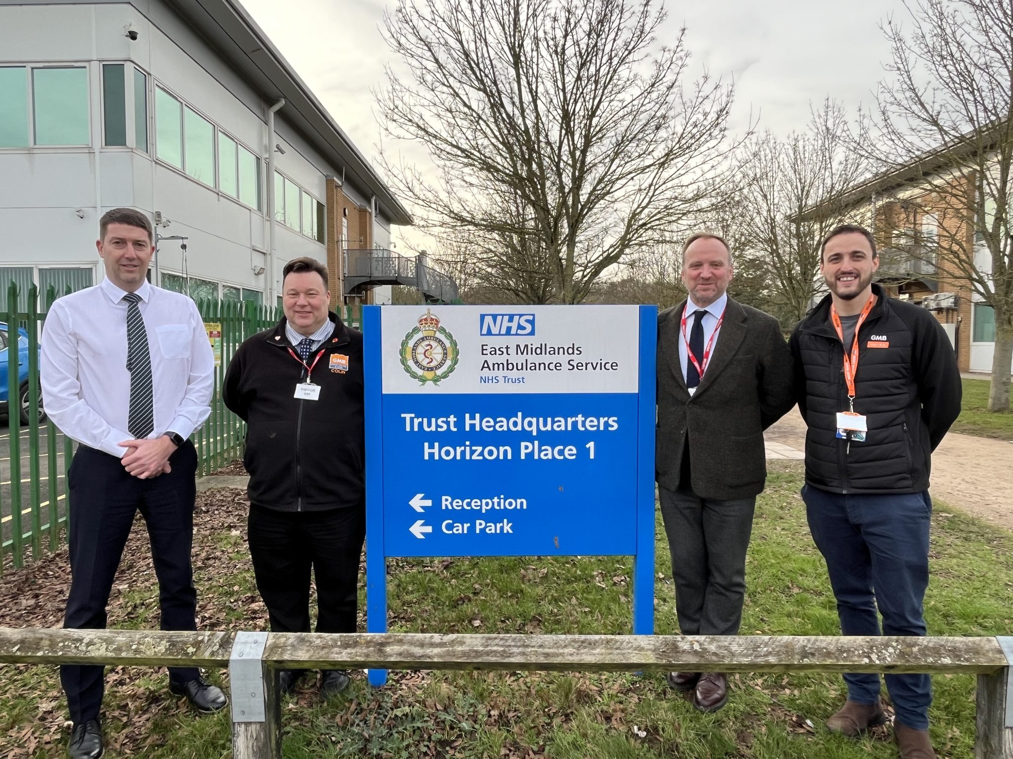 Gary Smith - General Secretary Visits EMAS - GMB EMAS